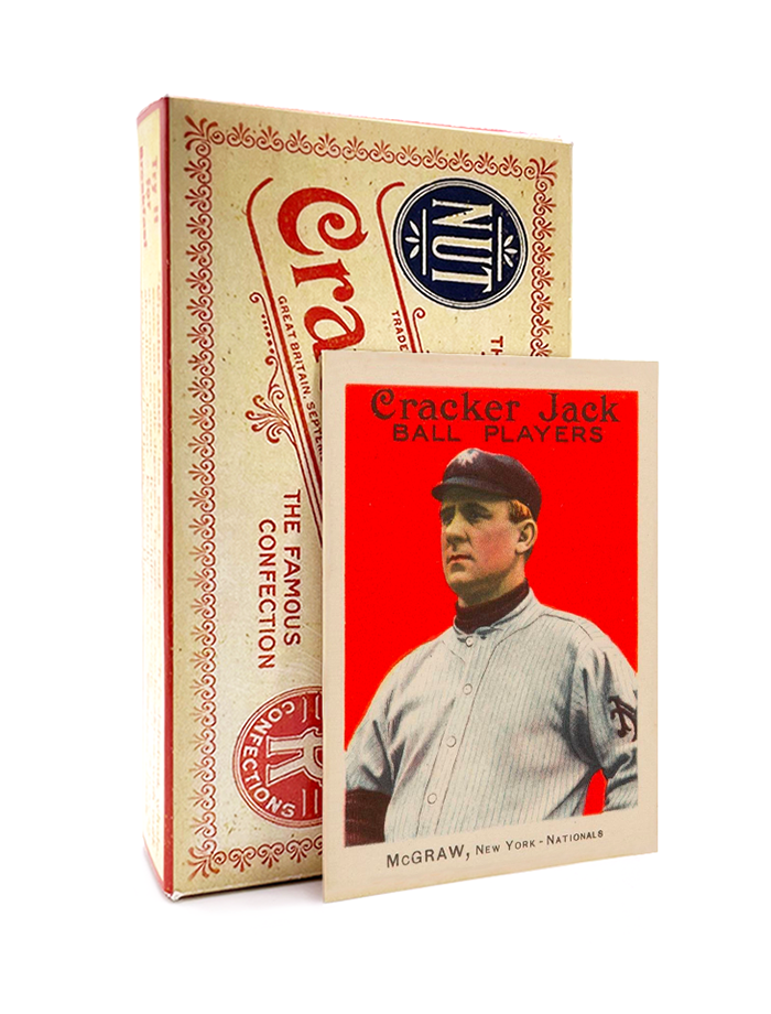 Cracker Jack Box Collection: Vintage Replicas and Baseball Cards ...
