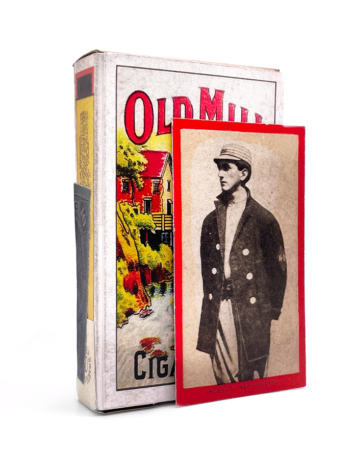 1910 Old Mill Cigarette Pack - T205 Shoeless Joe Jackson Baseball Card ...